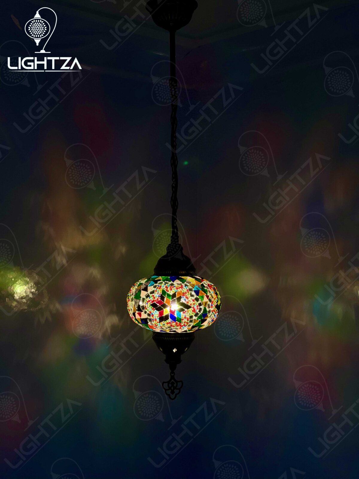Multi Color Star Turkish Moroccan Mosaic Handmade Single Globes ...